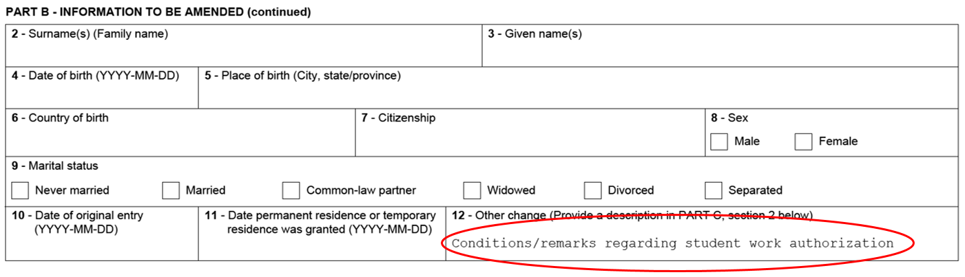 Complete your application to amend your study permit | Student Services